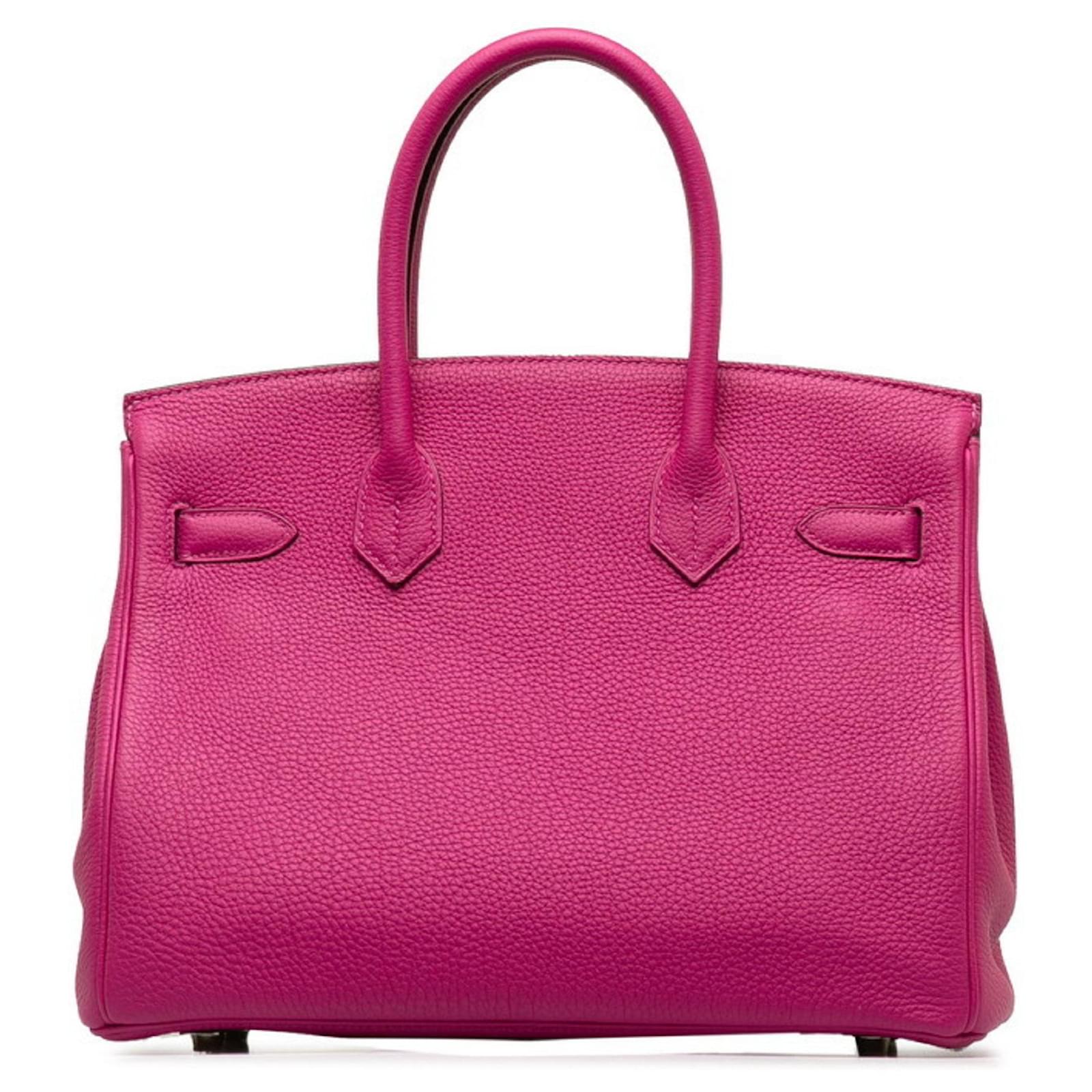 Hermès HERMES BIRKIN 30 Pink Leather ref.1343438 - Joli Closet