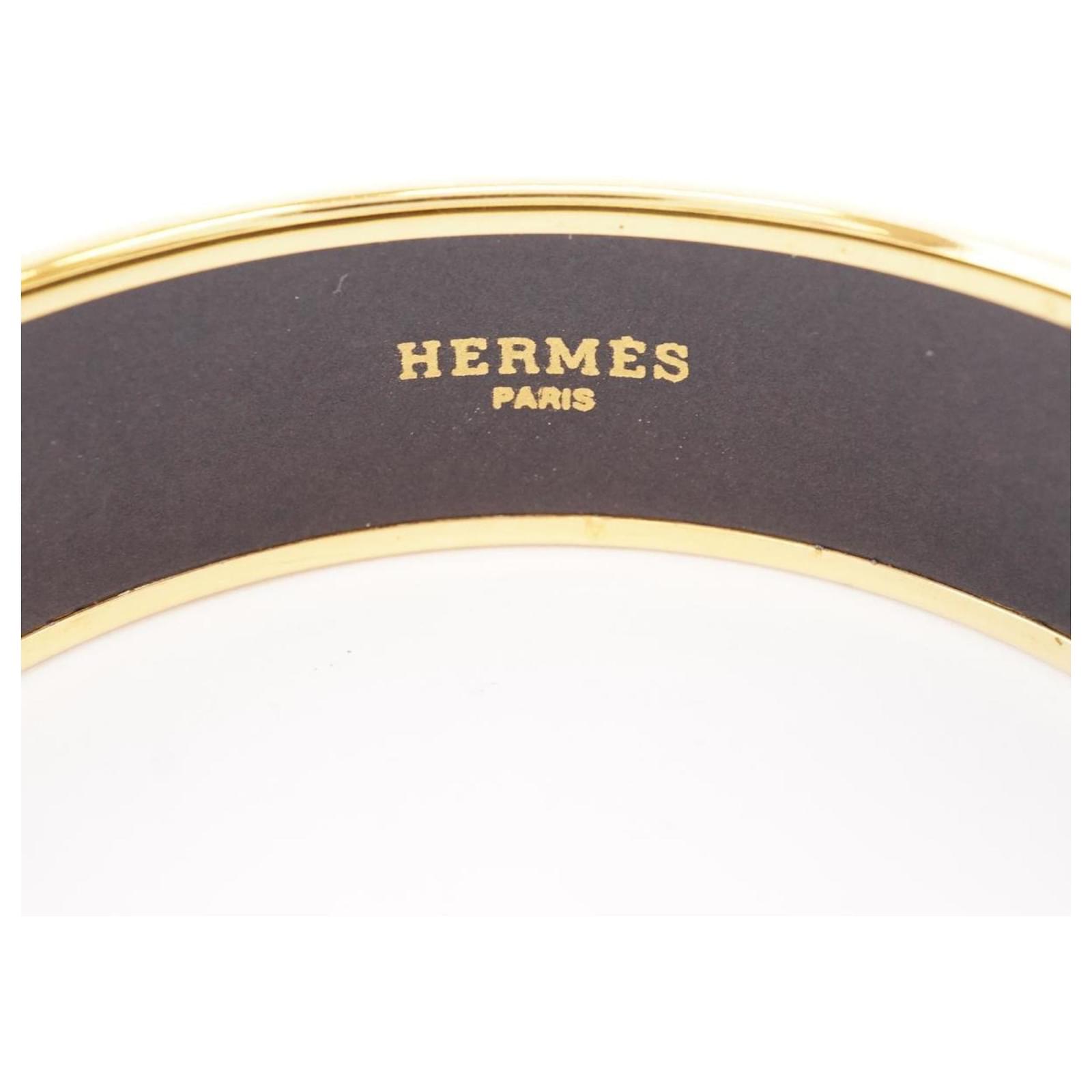 Hermès HERMES Email Black Leather ref.1350625 - Joli Closet
