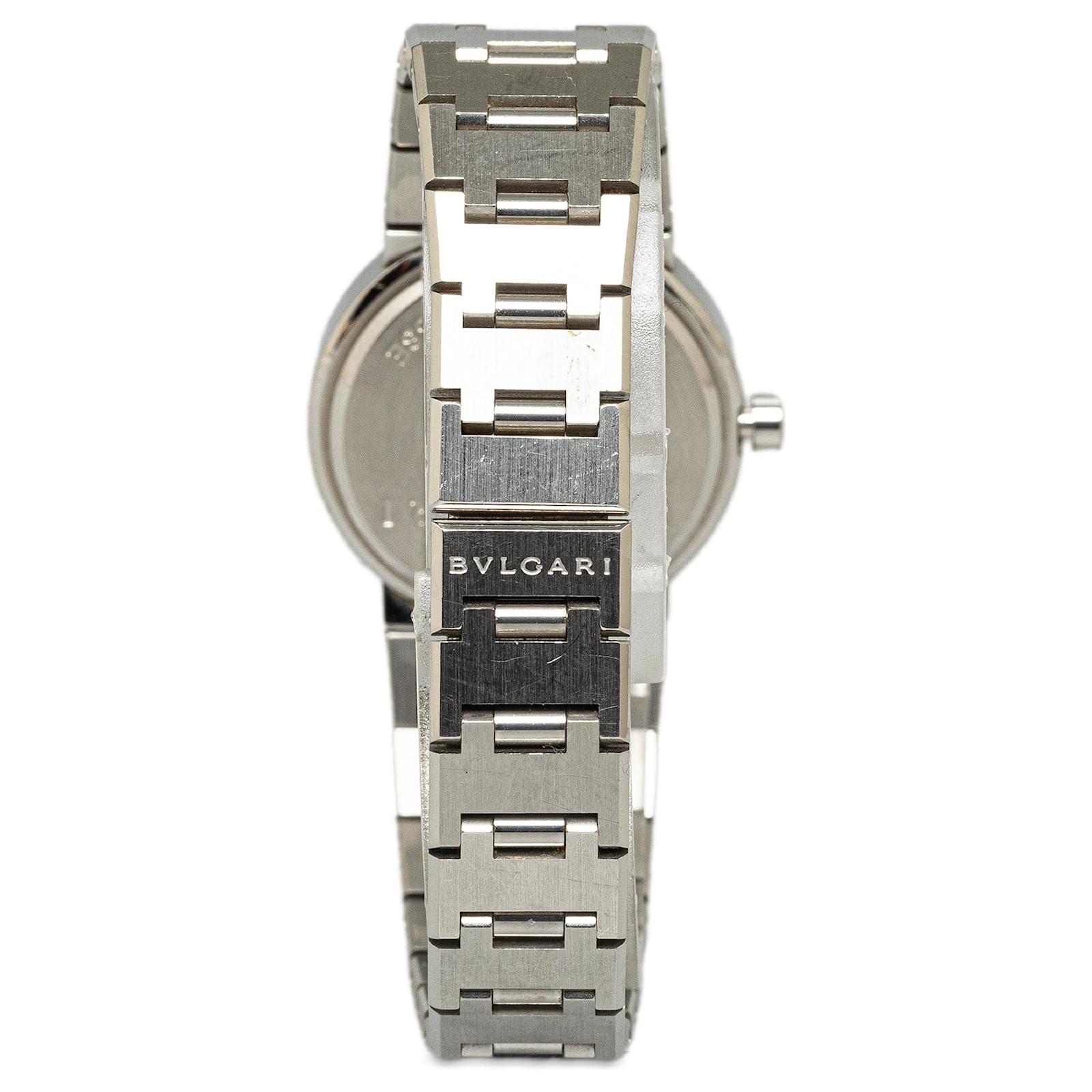 Bulgari Silver Bvlgari Quartz Stainless Steel Bvlgari Bvlgari Watch ...
