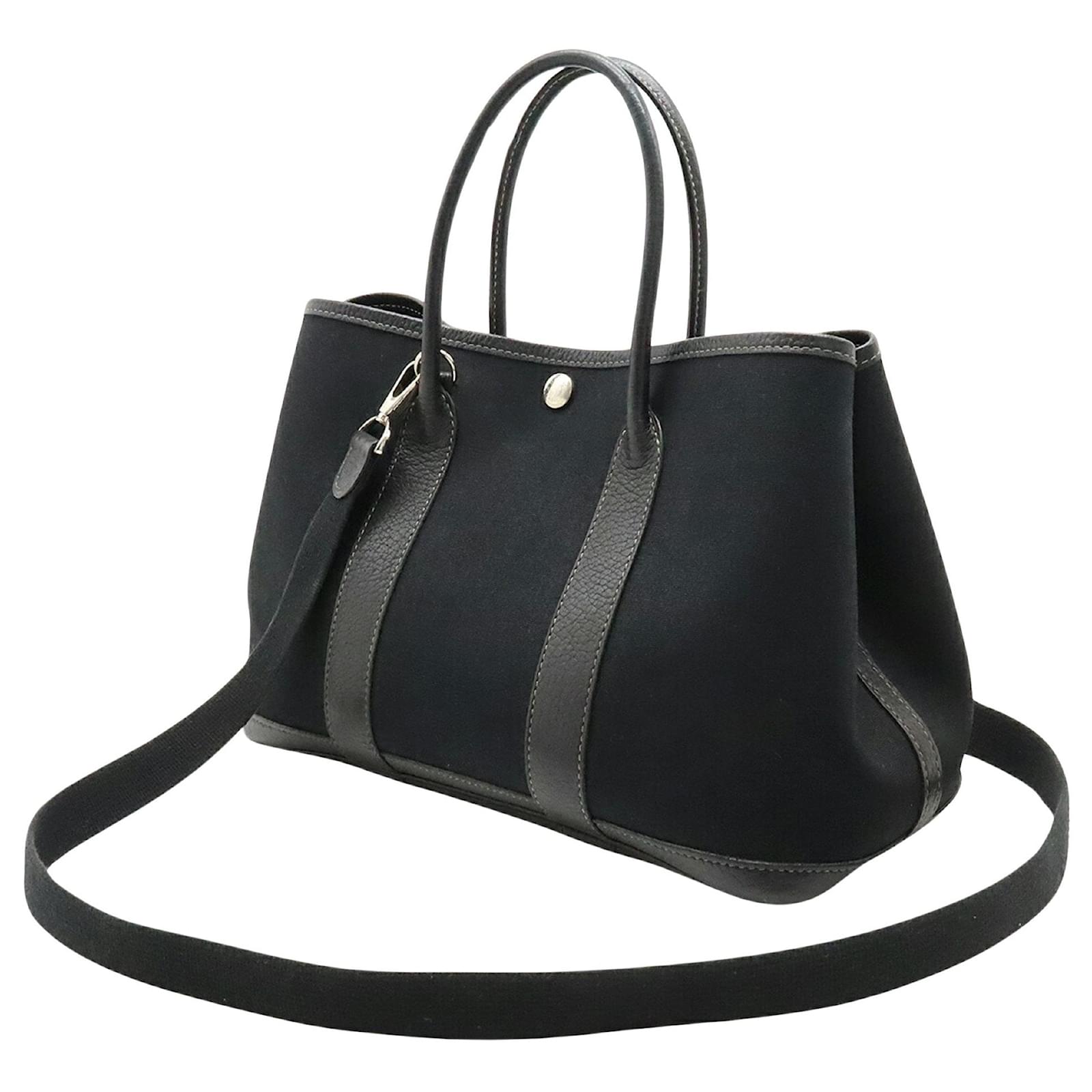 Hermès Garden Party Black Cloth ref.1362562 - Joli Closet