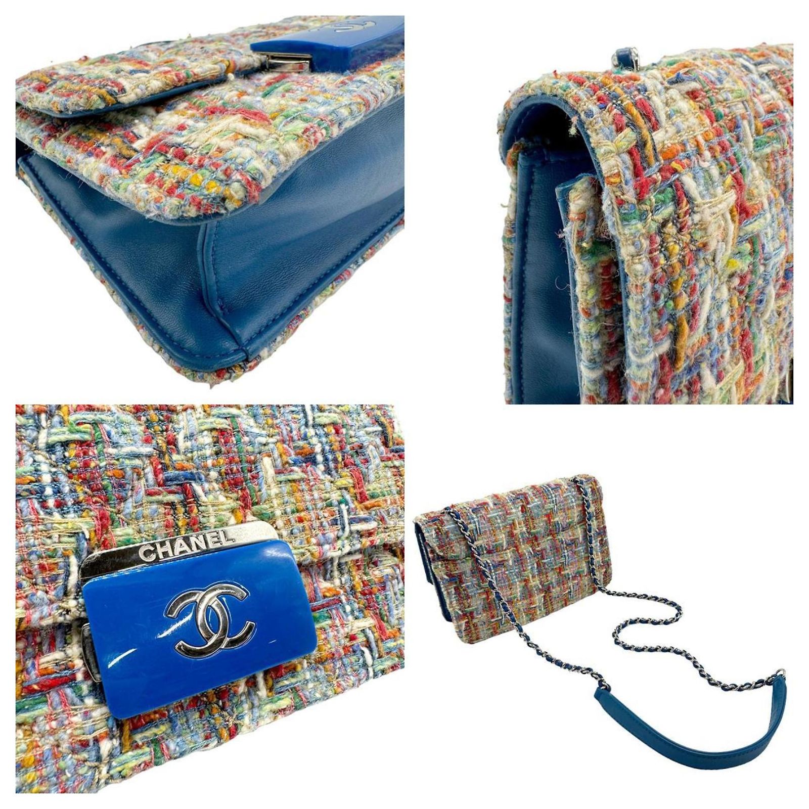 Chanel Matelassé Multiple colors Tweed ref.1364872 - Joli Closet