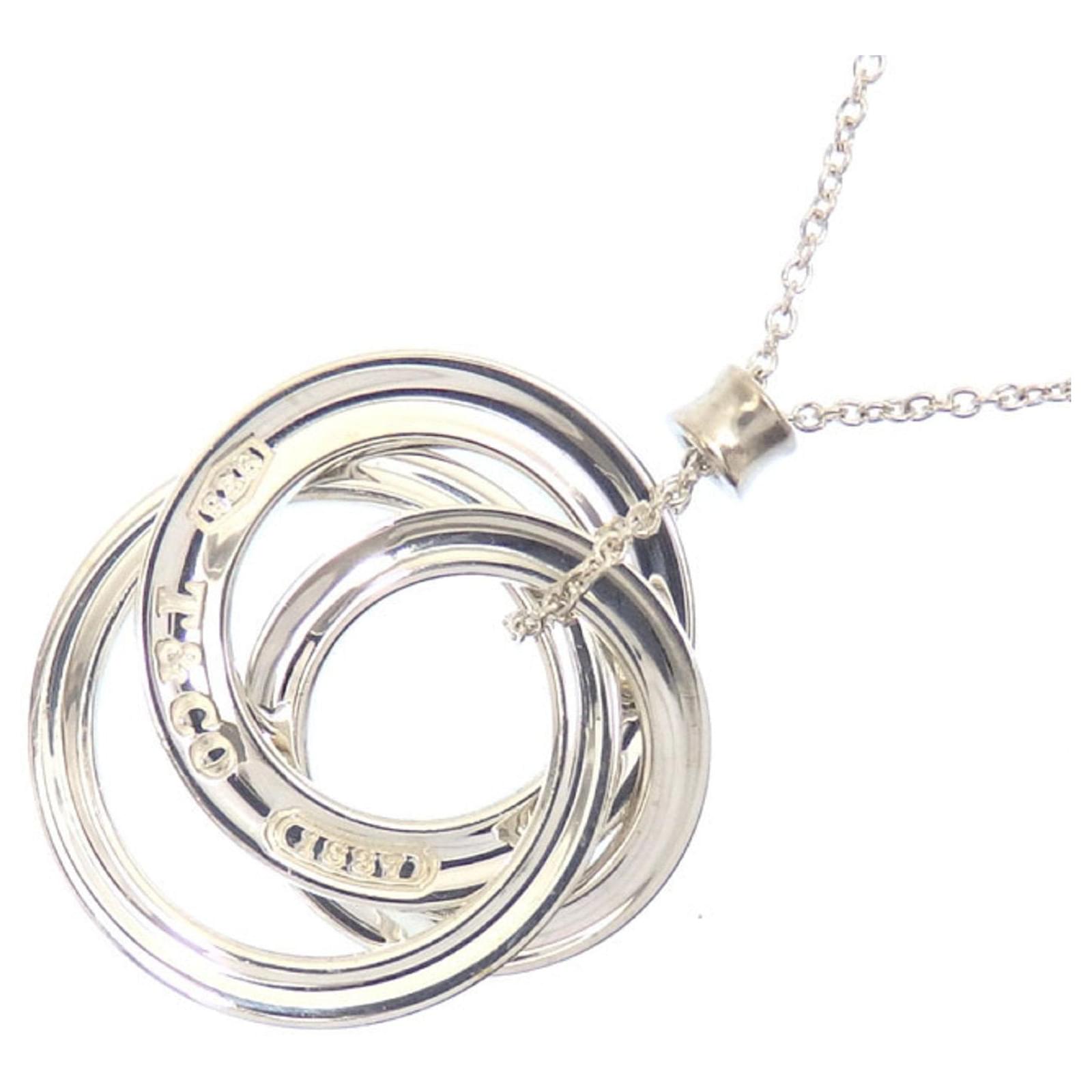 Tiffany & Co Interlocking Circles Silvery Silver ref.1368386 - Joli Closet