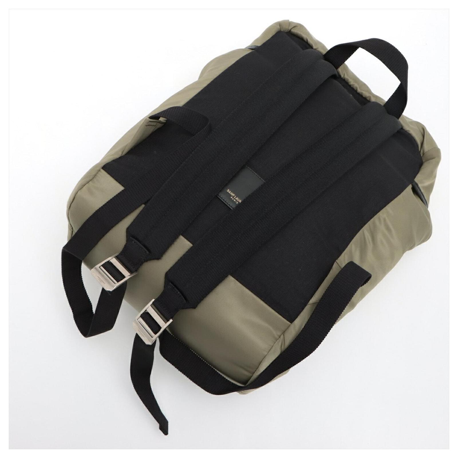 Saint Laurent Hunting lock sack Khaki Synthetic ref.1407313 - Joli Closet