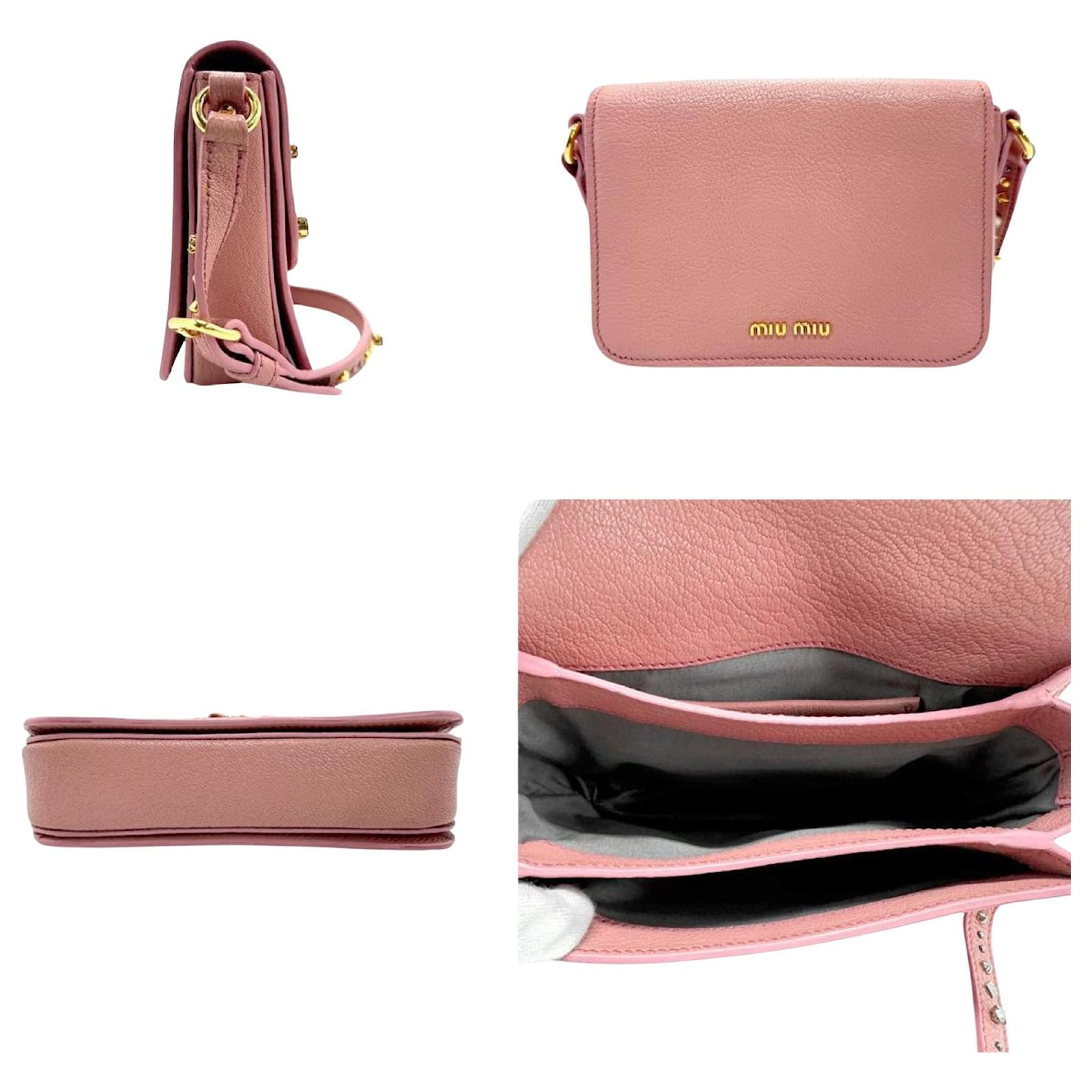 miu miu Pink Leather ref.1412092 - Joli Closet