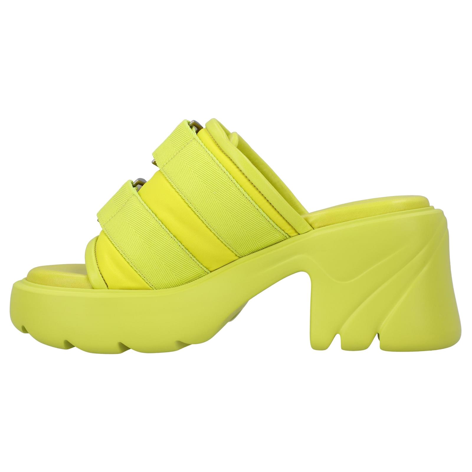 Bottega Veneta Flash Mule yellow Leather ref.1423631 - Joli Closet
