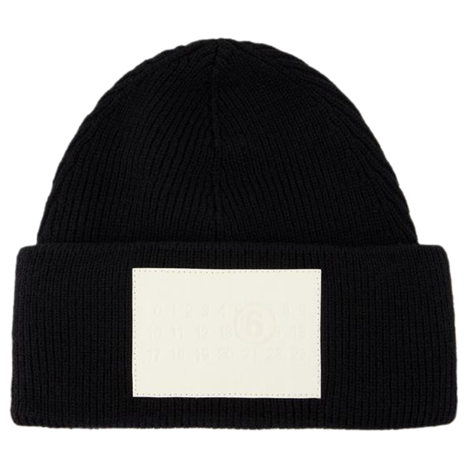 Maison Martin Margiela Beanie - MM6 Maison Margiela - Wool - Black ref ...
