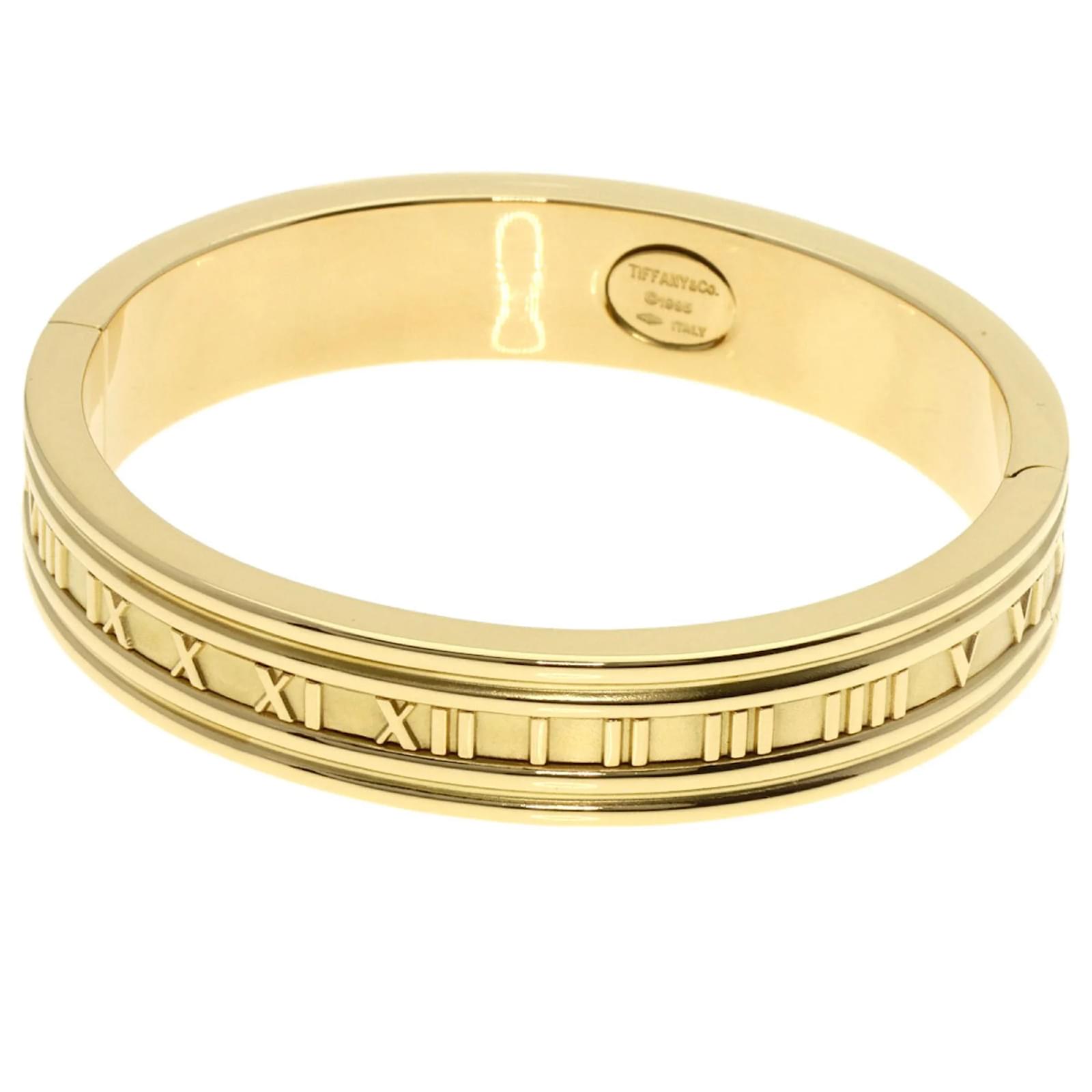 Tiffany Co Tiffany Atlas Bangle Armband Gelbes Gold ref.1449037 Joli Closet