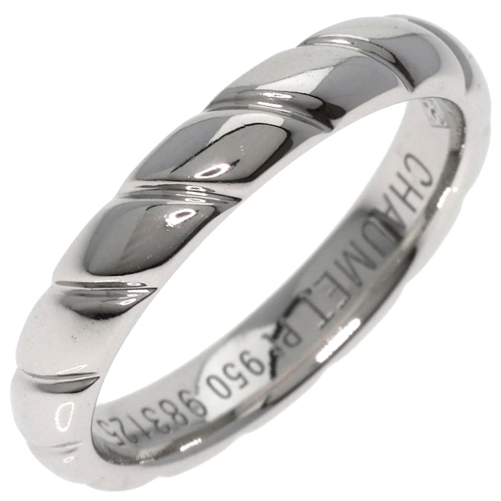 Chaumet Torsade Platinum Band Ring ref.1465057 - Joli Closet
