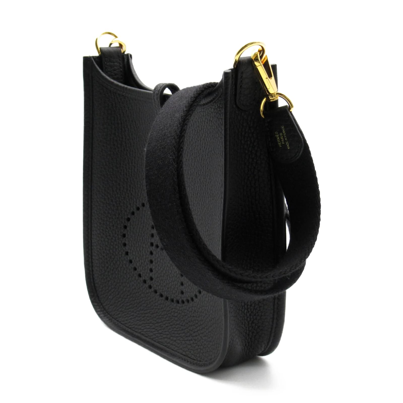 Hermès Hermes Evelyn Amazon TPM Black Shoulder Bag ref.1466184 - Joli ...