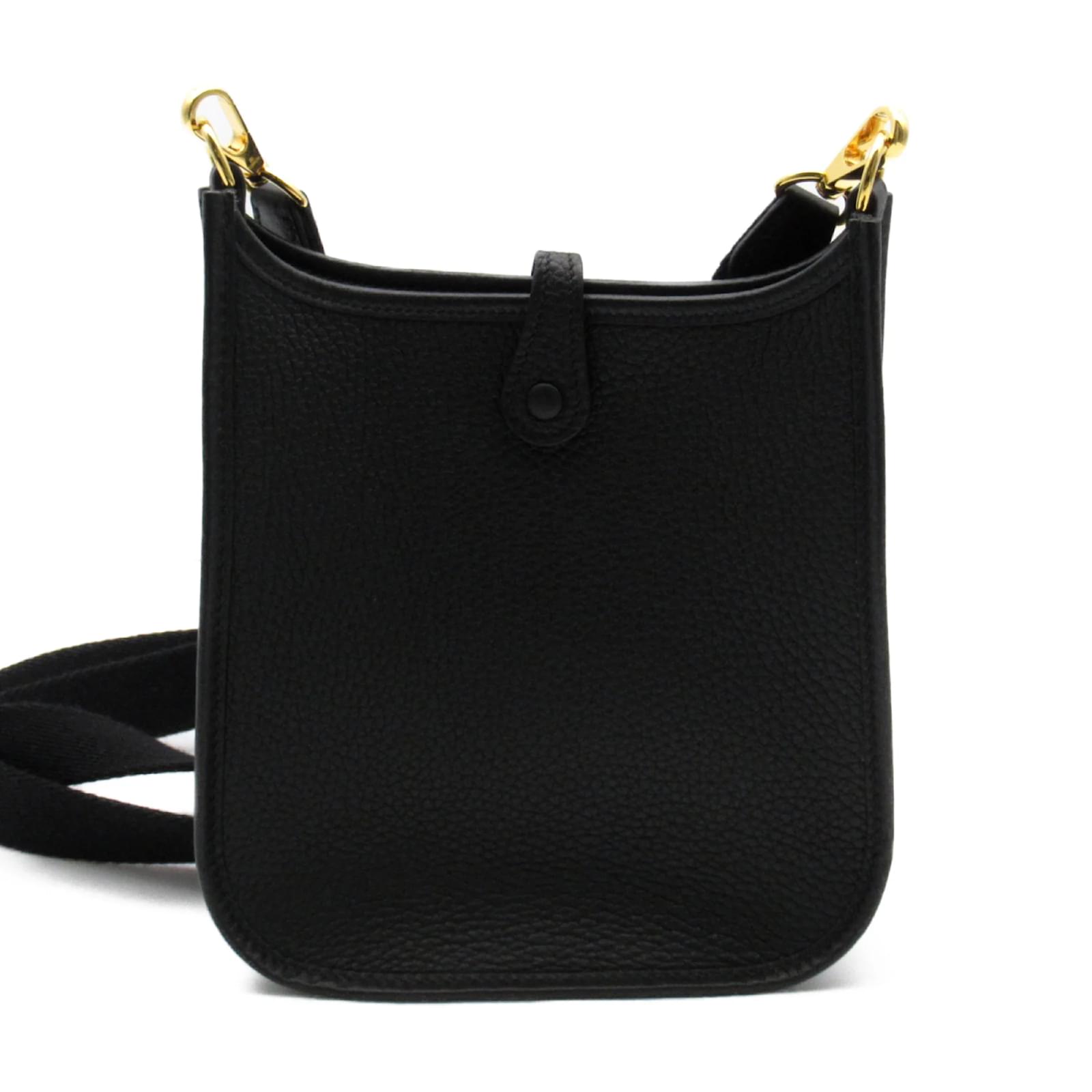 Hermès Hermes Evelyn Amazon TPM Black Shoulder Bag ref.1466184 - Joli ...
