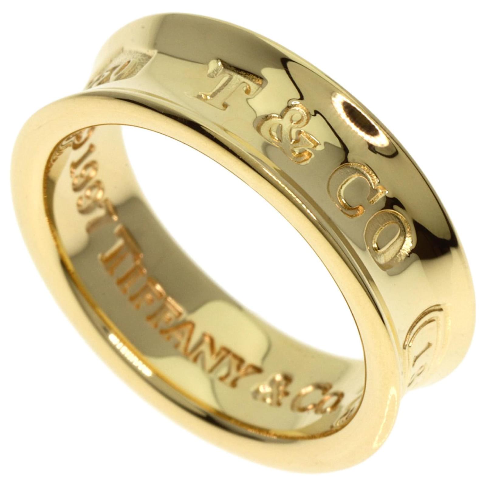 Tiffany 1837 ring gold store