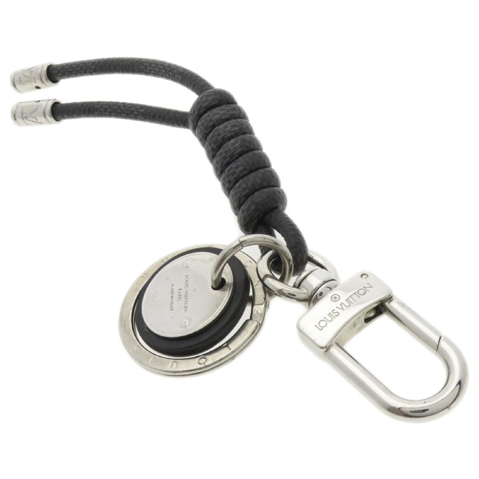 Louis Vuitton Leather Rope Keychain Silvery ref.1492556 - Joli Closet