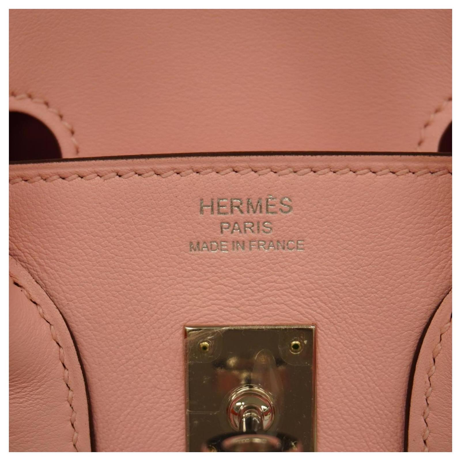 Hermès Hermes Birkin 25 Handbag in Rose Sakura Pink Leather ref.1506655 ...