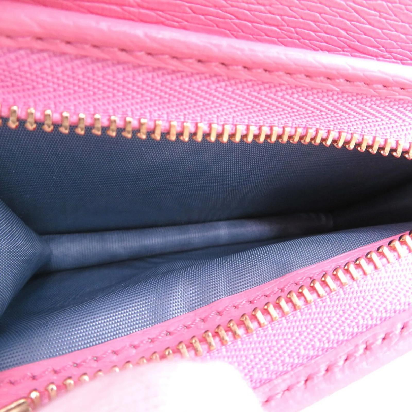 Gucci Bananya Banana Bifold Wallet Pink Leather ref.1507028 - Joli Closet