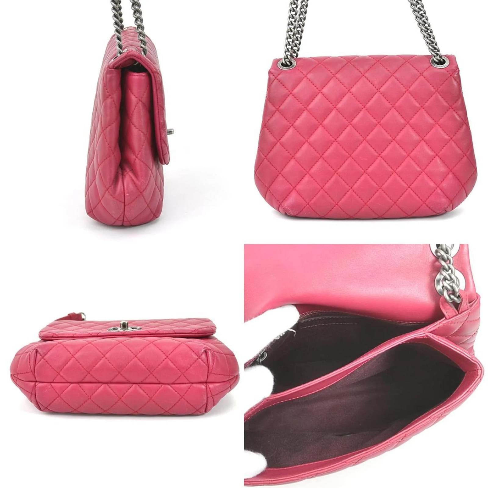 Chanel Matelasse Diagonal Shoulder Bag Leather Metal ref.1514336 - Joli ...