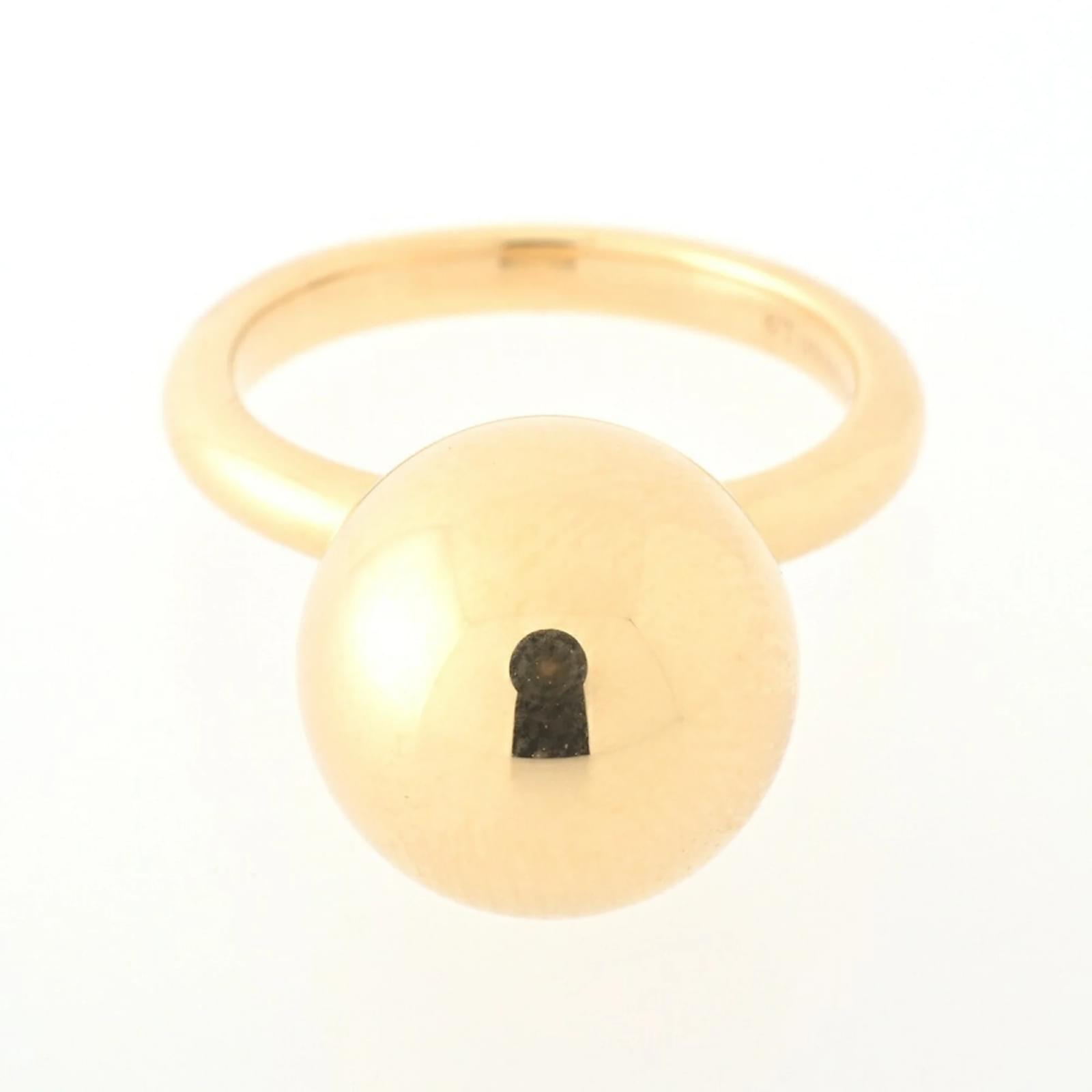Tiffany & Co Tiffany Hardware Ball Ring in Yellow Gold Golden ref ...