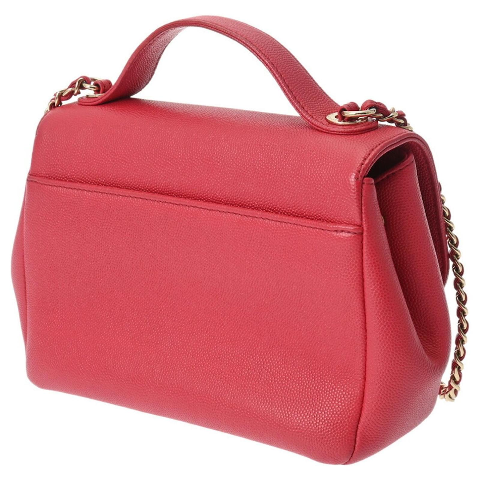 Chanel Coco Handle Pink Leather ref.1524705 - Joli Closet