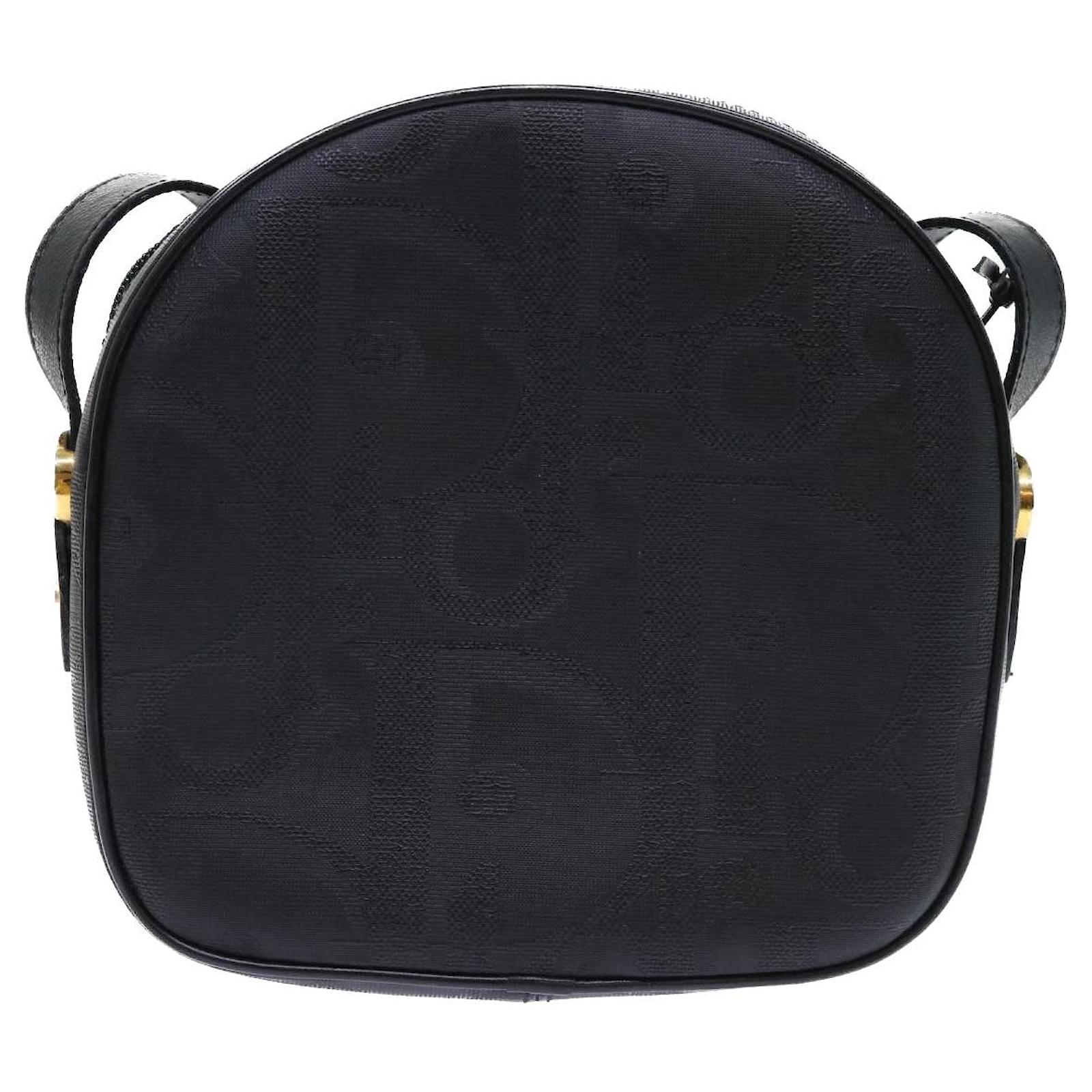 Christian Dior Dior Oblique Shoulder Bag Black Leather ref.1530295 ...