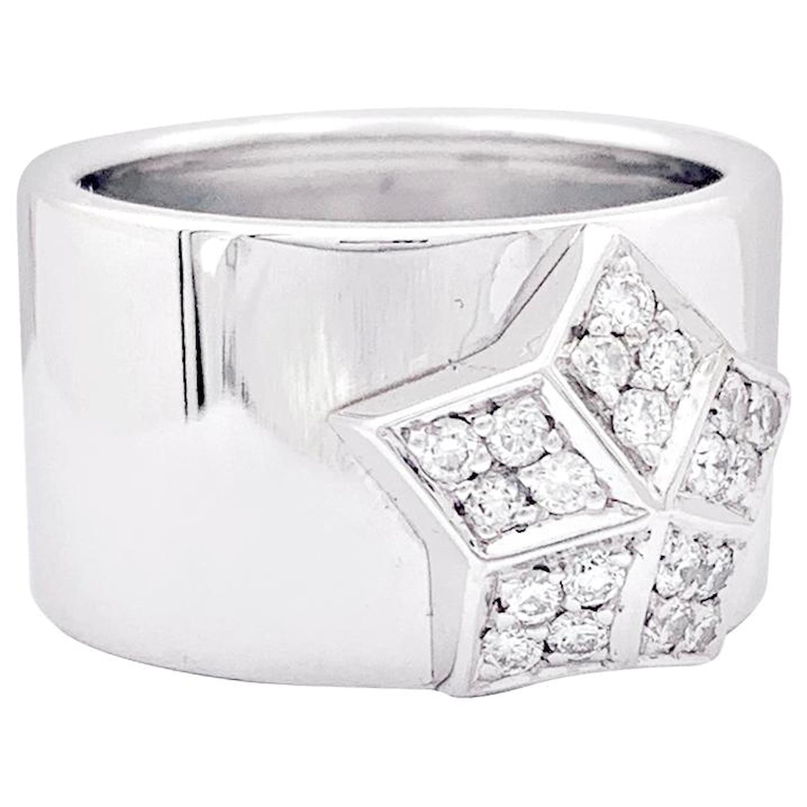 Fred ring, "Lucifer", white gold, diamonds. ref.1537079 - Joli Closet