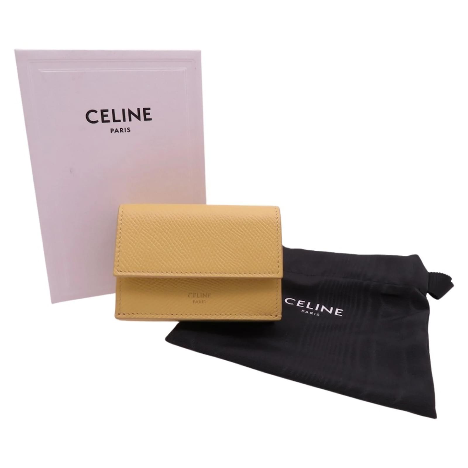 Celine small tri fold wallet store