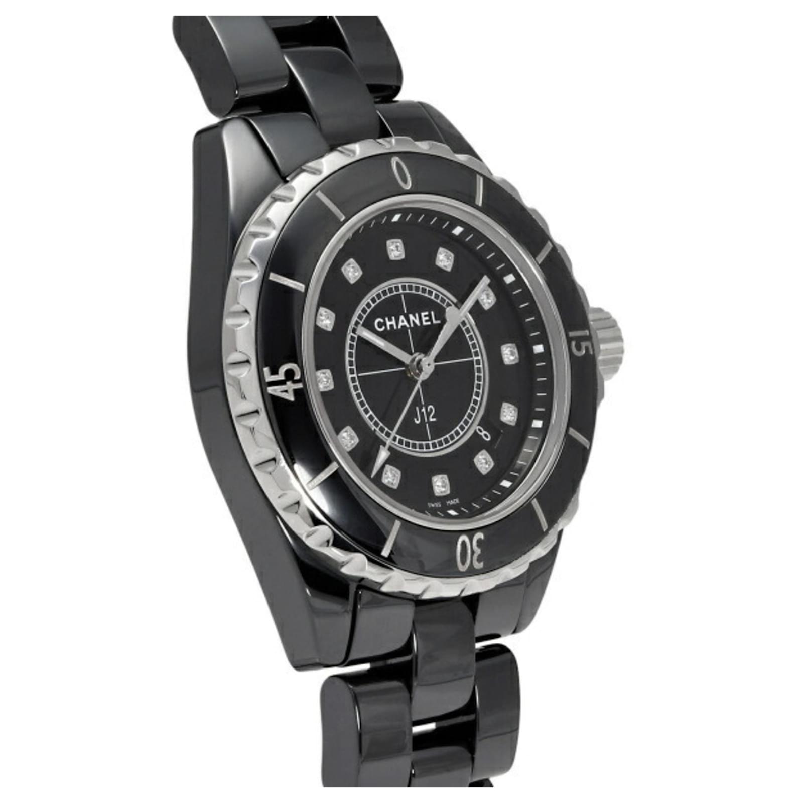 Chanel J12 33MM H1625 Black Dial Watch for Women ref.1539613 - Joli Closet