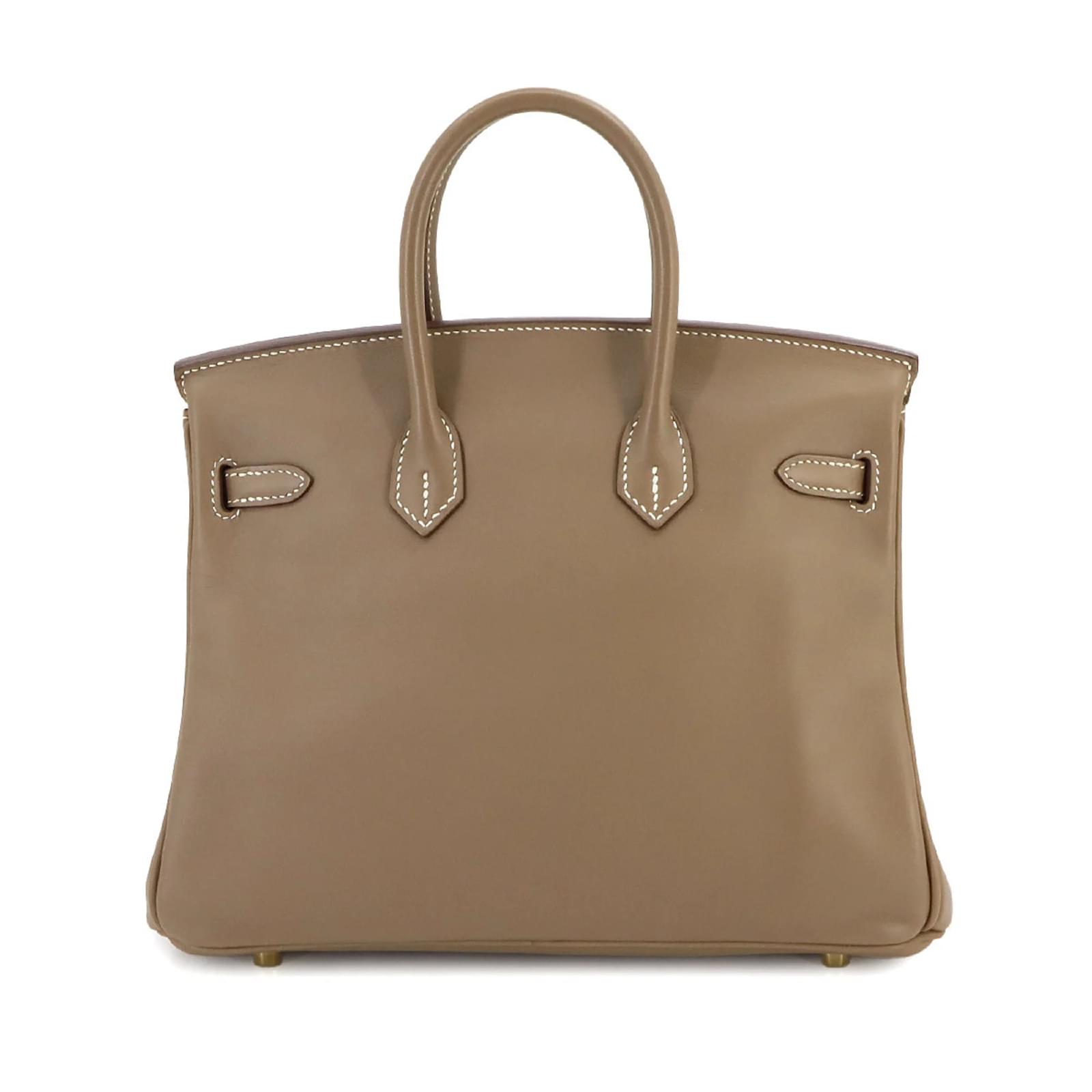 Hermès Hermes Birkin 25 Handbag in Etoupe Gray Taupe Leather ref.1574884 - Joli Closet