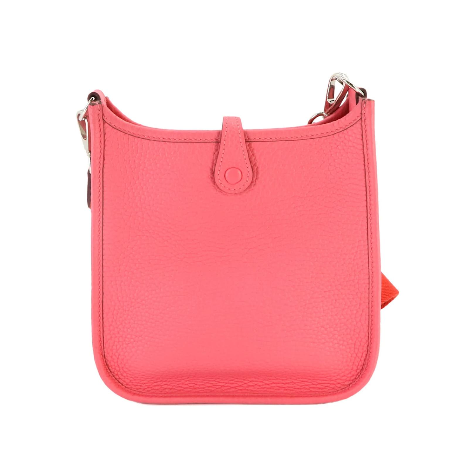 Hermès Hermes Evelyne TPM Amazone Shoulder Bag Pink Leather ref.1576352 ...