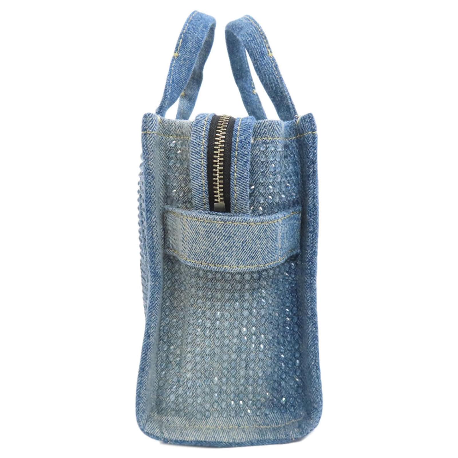 Marc Jacobs Crystal The Tote Handbag in Denim Blue ref.1592815 - Joli ...