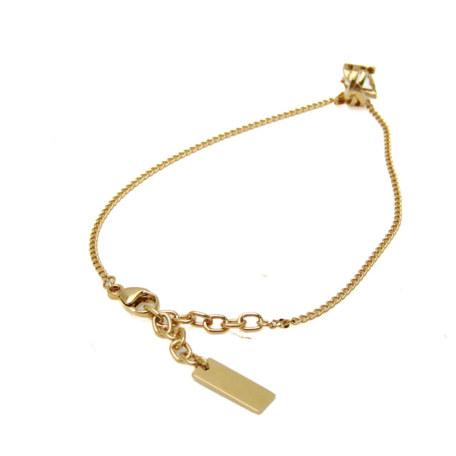 Saint Laurent Gold Metal Charm Bracelet Golden ref.1598477 - Joli Closet