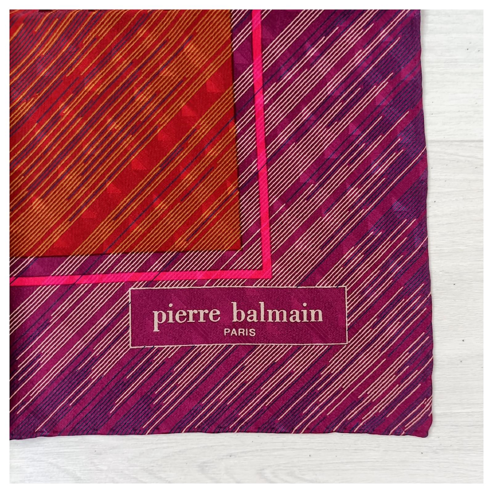 Pierre Balmain Vintage Balmain scarf from the '70s Multiple colors Silk ...