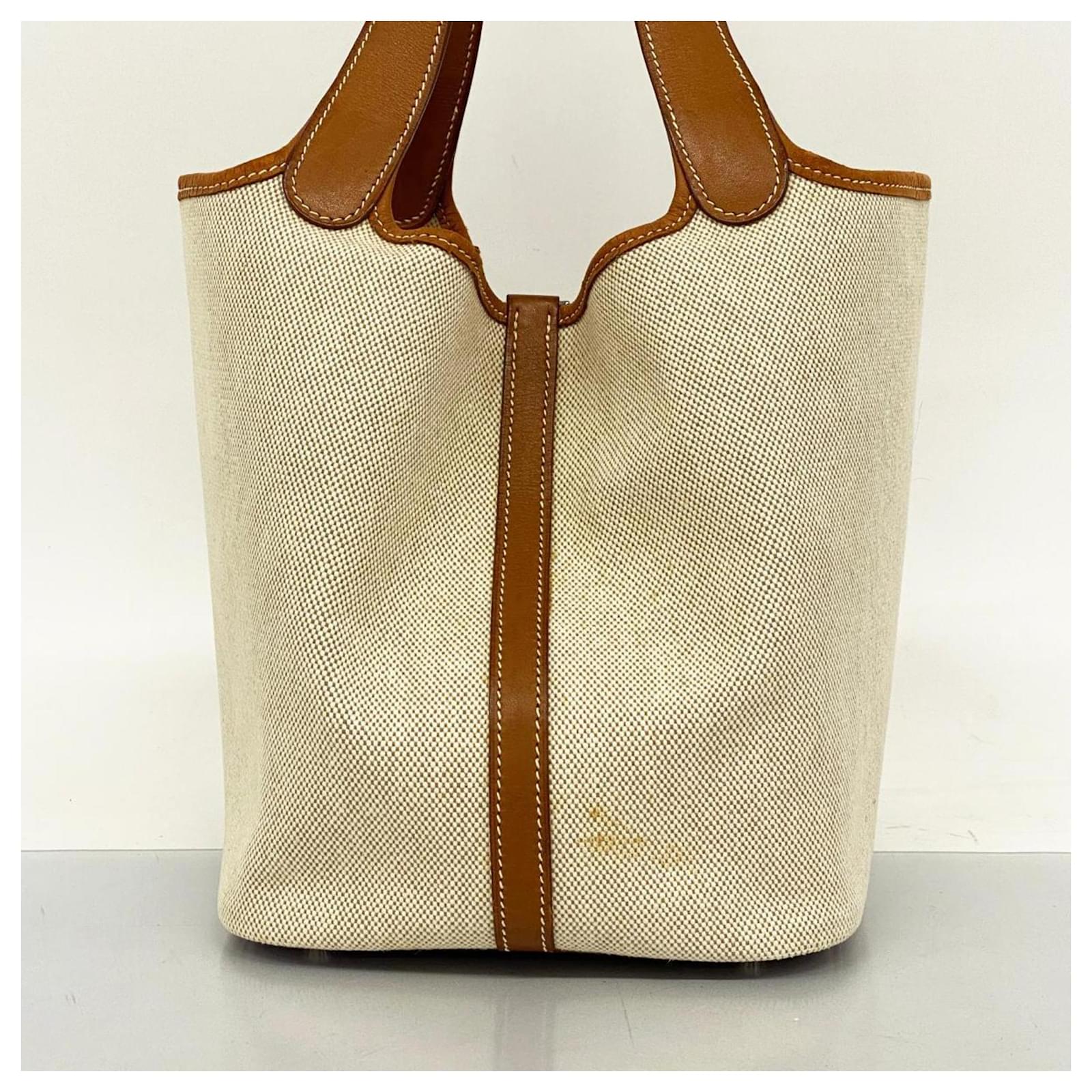 Hermès Picotin Beige Cloth ref.1610607 - Joli Closet
