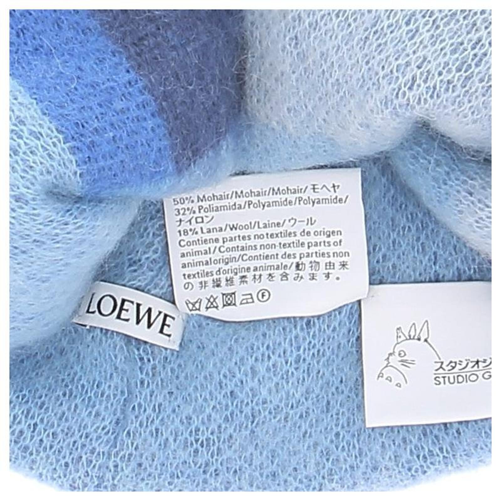 LOEWE Hats T.International S Wool Blue ref.1614755 - Joli Closet