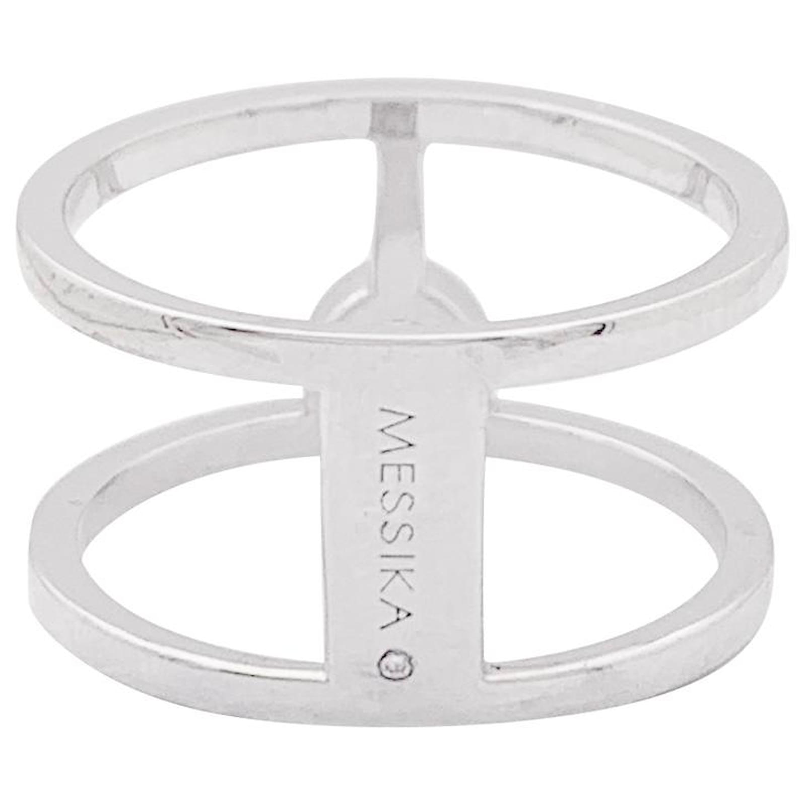 Messika ring "Glam'Azone" white gold, diamonds. ref.1620178 - Joli Closet