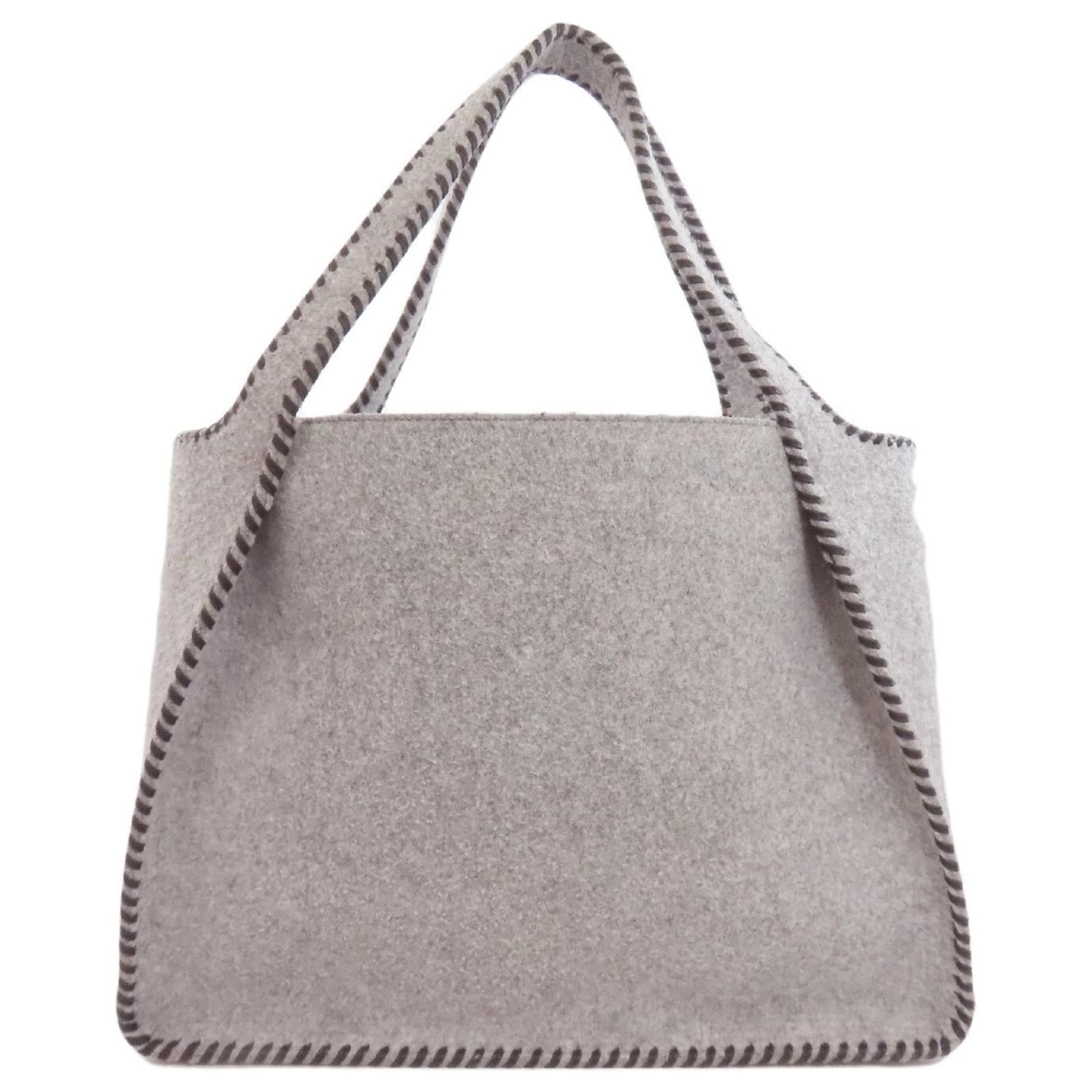 Stella Mc Cartney Stella McCartney Gray Felt Tote Bag (Sold) - Joli Closet
