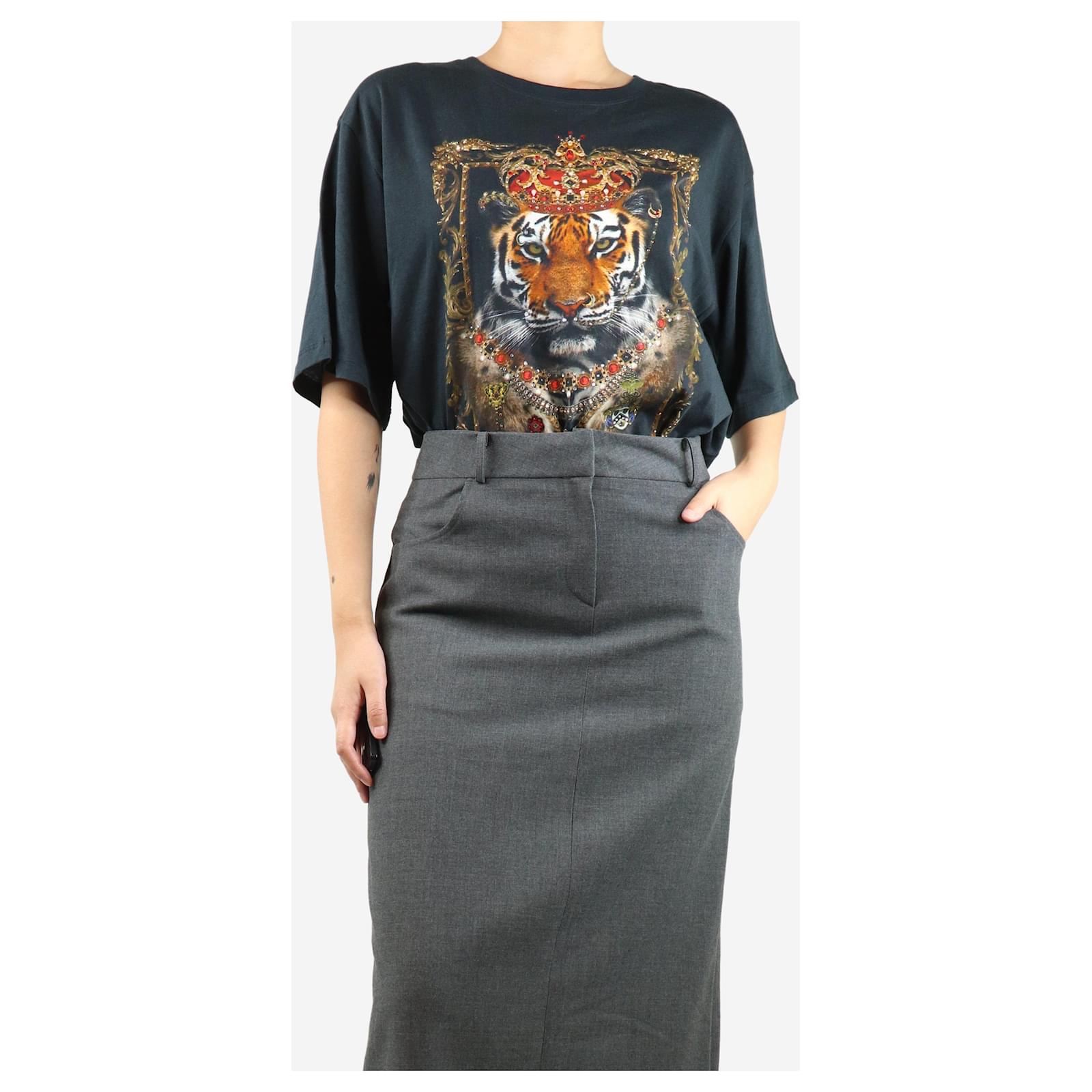Camilla Blue embellished graphic t-shirt - size S Cotton ref.1622438 ...