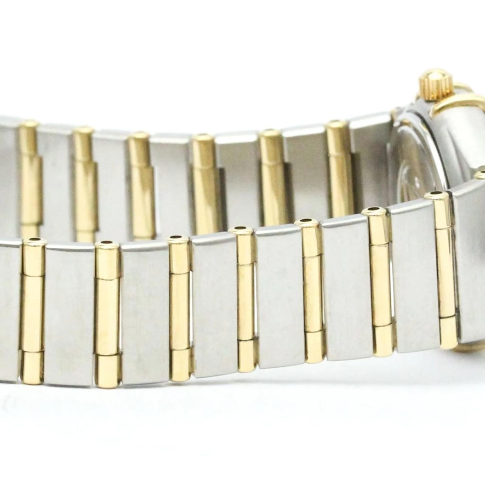 Omega Constellation Diamond 18K Gold Steel Watch ref.1629766 - Joli Closet