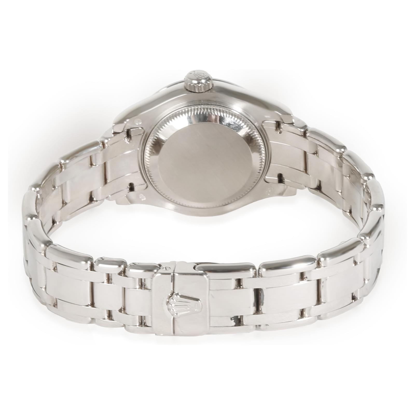 Rolex Pearlmaster 80319 Women's Watch in 18kt White Gold ref.1631433 ...
