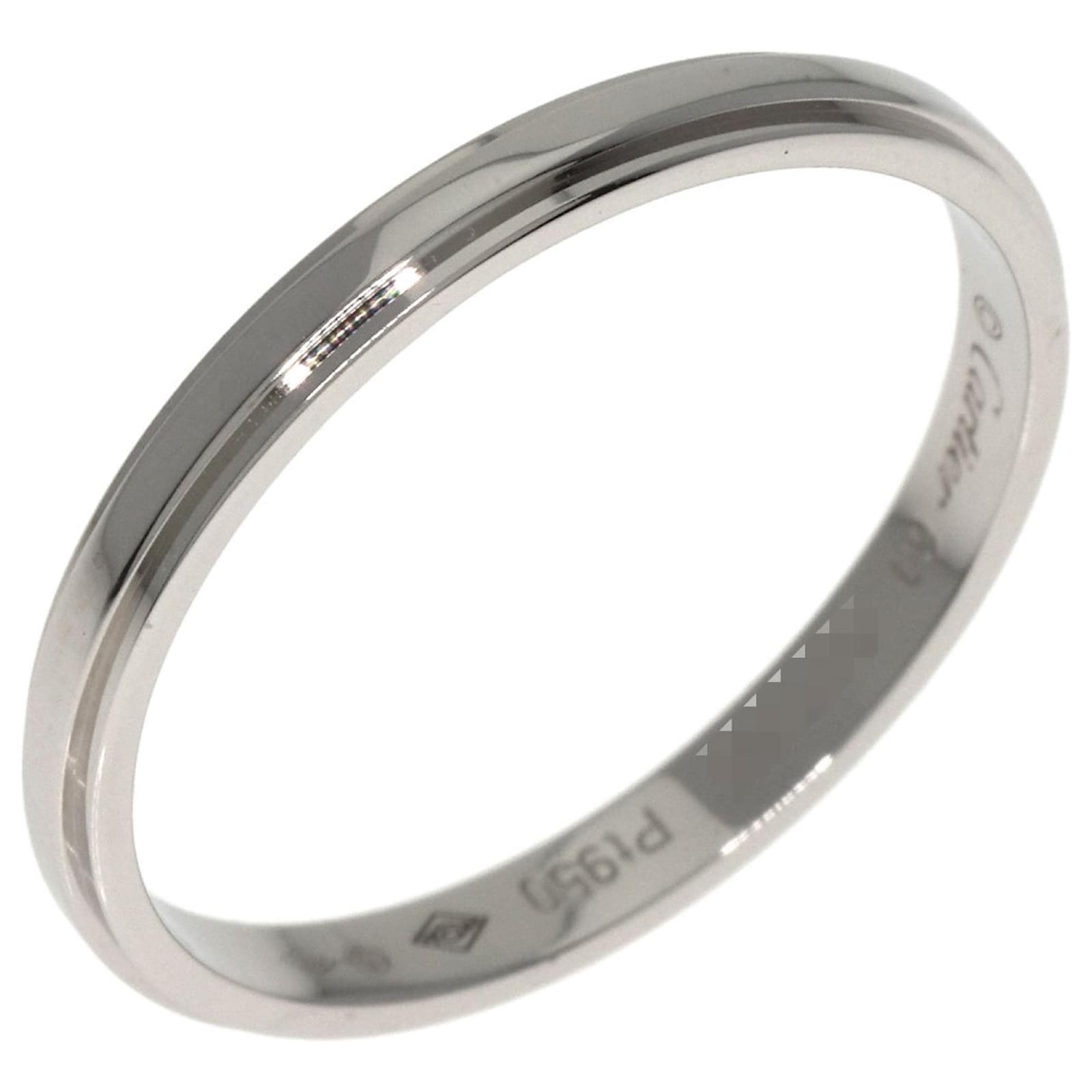 Cartier D'Amour Wedding Band in Platinum ref.1634017 - Joli Closet