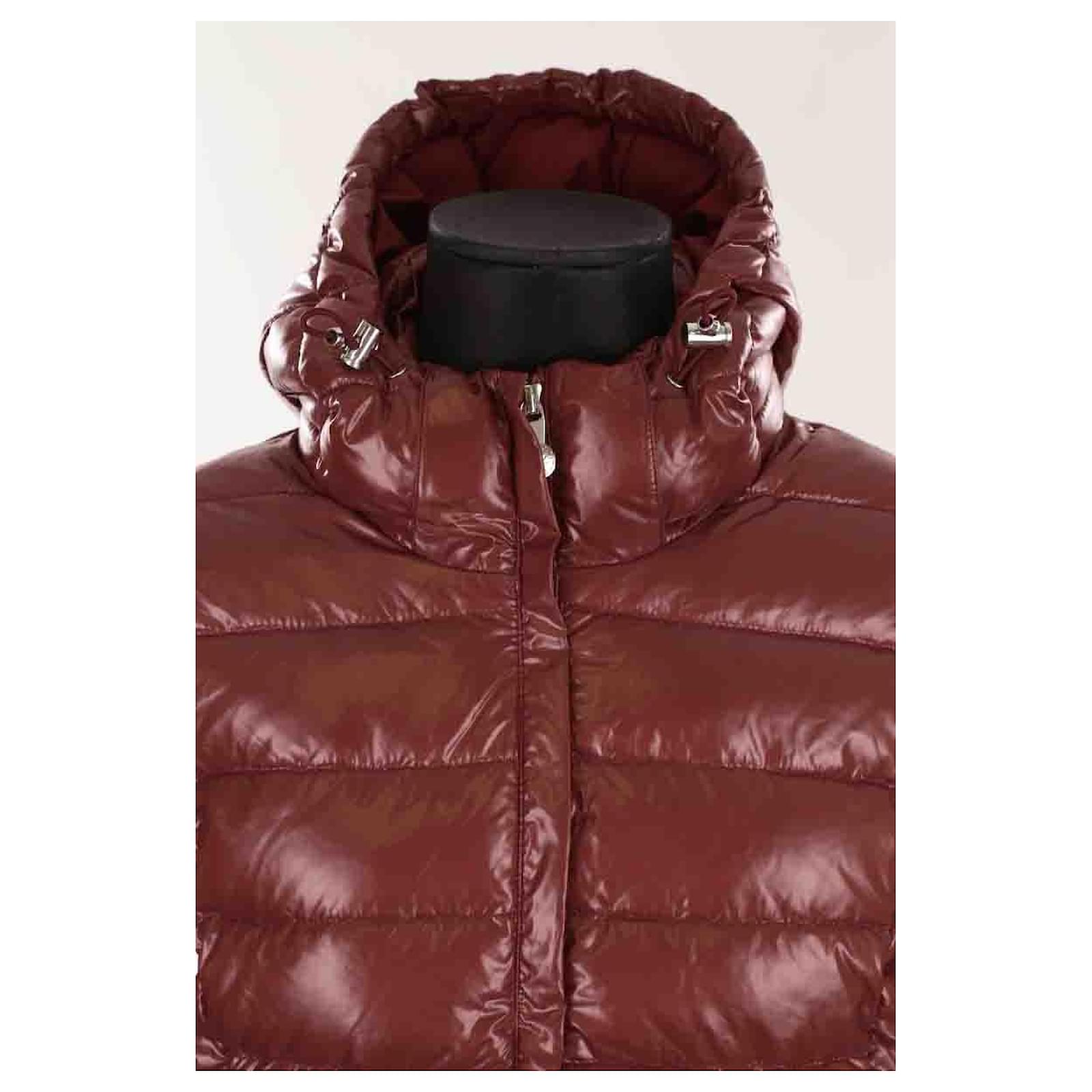 Pyrenex Puffer jacket Dark red Polyester ref.1677711 - Joli Closet