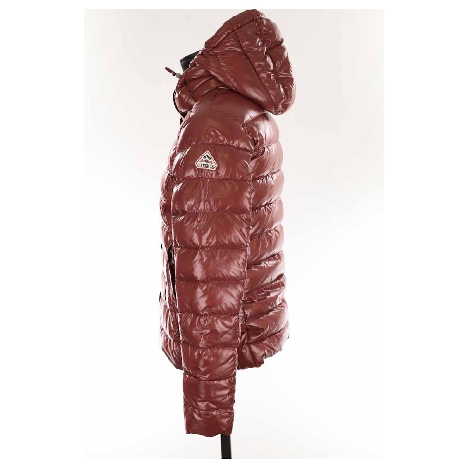 Pyrenex Puffer jacket Dark red Polyester ref.1677711 - Joli Closet