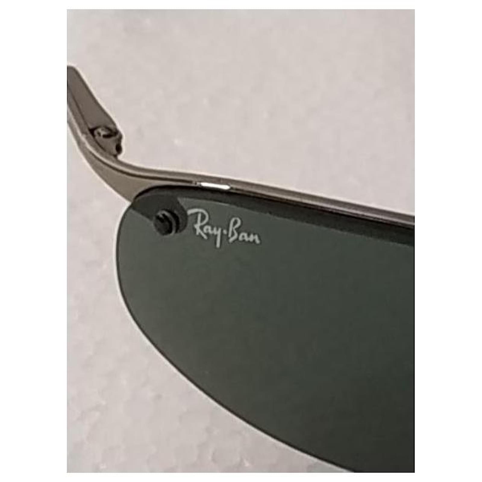 Ray-Ban RAY BAN TOP BAR Dark grey Metal ref.1712877 - Joli Closet