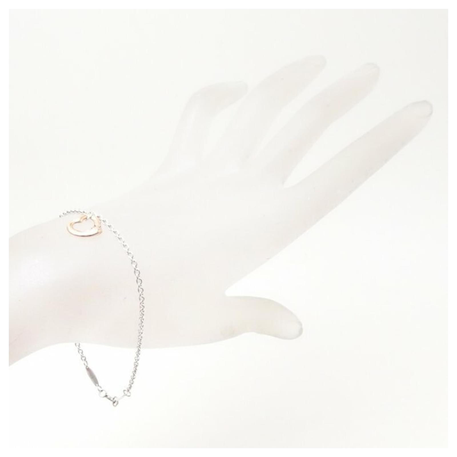 Tiffany & Co Tiffany Heart Bracelet by Elsa Peretti Silvery Golden ...