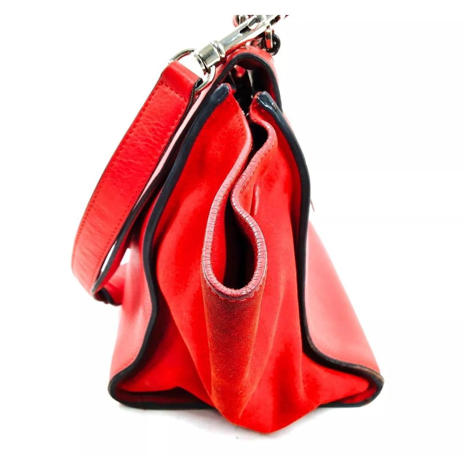 Celine trapeze red store
