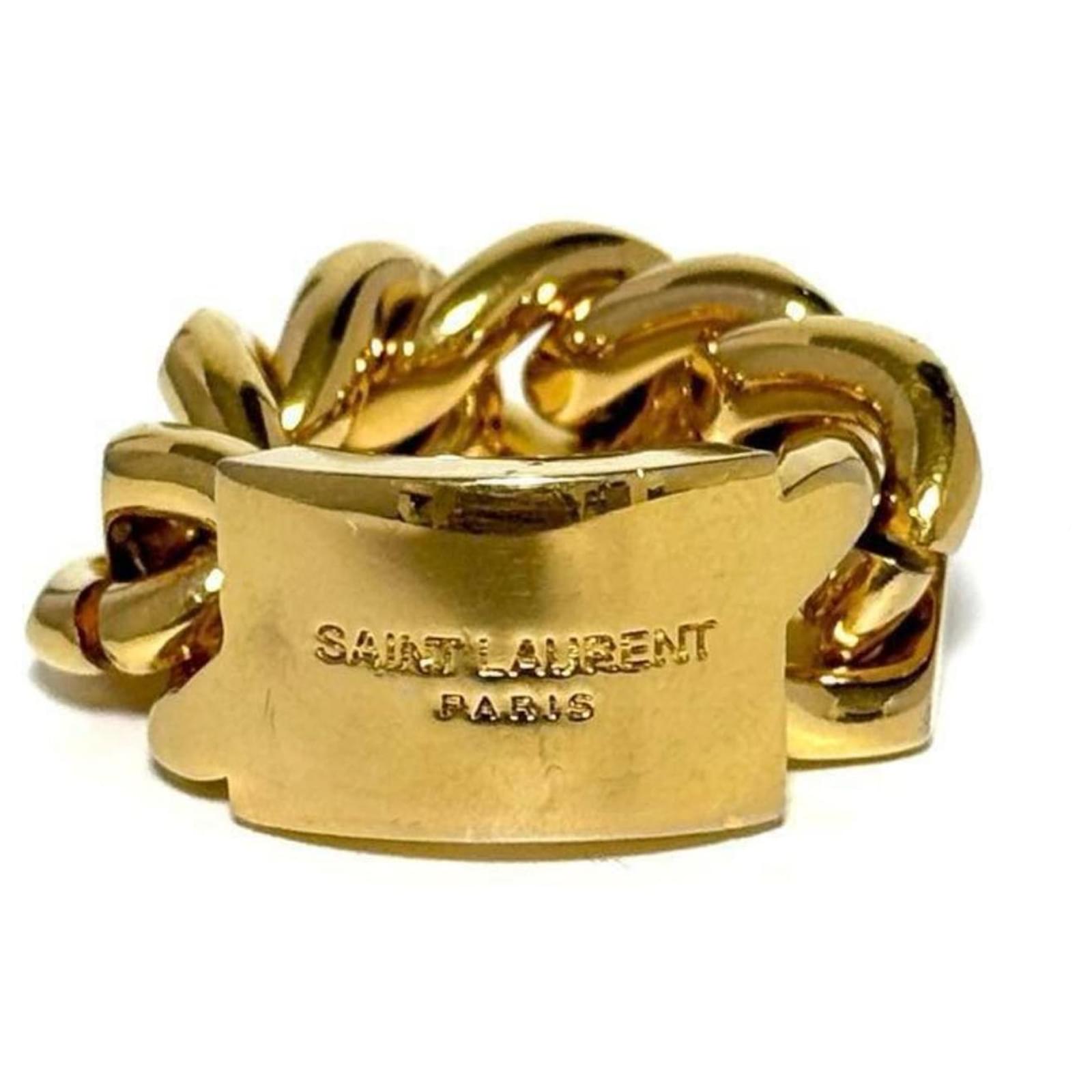 Gourmet Chain Ring von Yves Saint Laurent Metall ref.1729748 Joli Closet