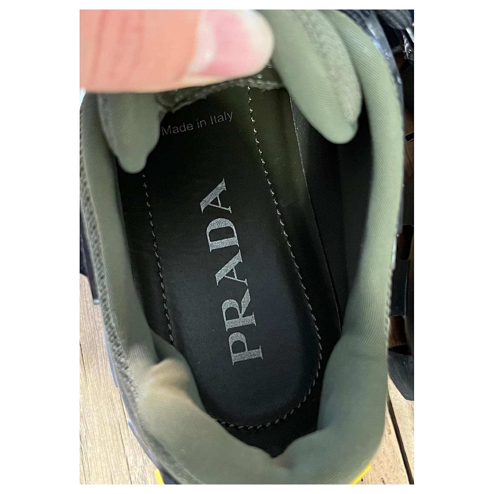 Prada Cloudbust Thunder Green Black Khaki Rubber ref.1731278 Prada Cloudbust Thunder Green Black Khaki Rubber ref.1731278