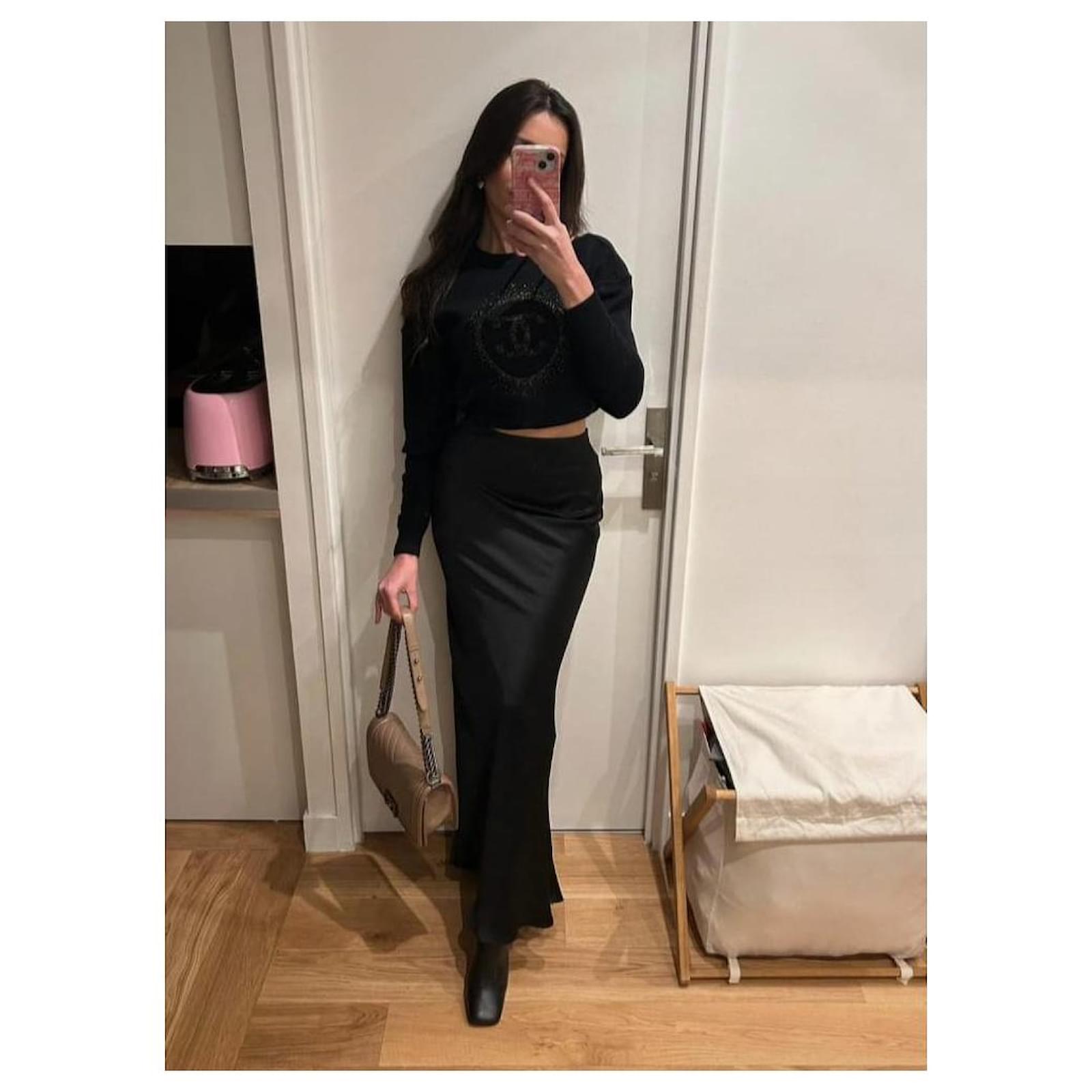 Cambon Chanel uniform Black Cotton Wool ref.1747738 - Joli Closet