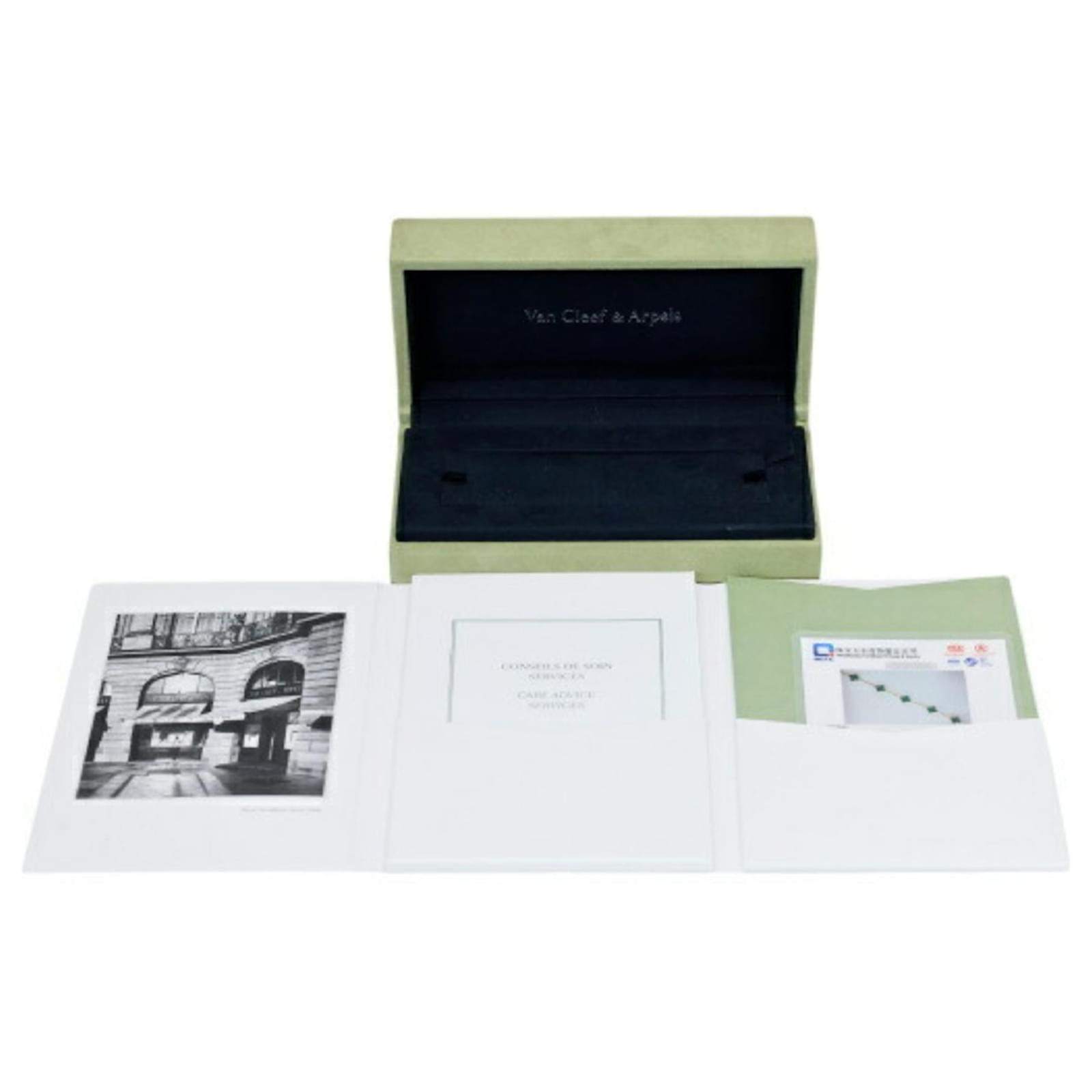 Van Cleef & Arpels Alhambra 5 Motif Charm Bracelet Yellow gold ref ...