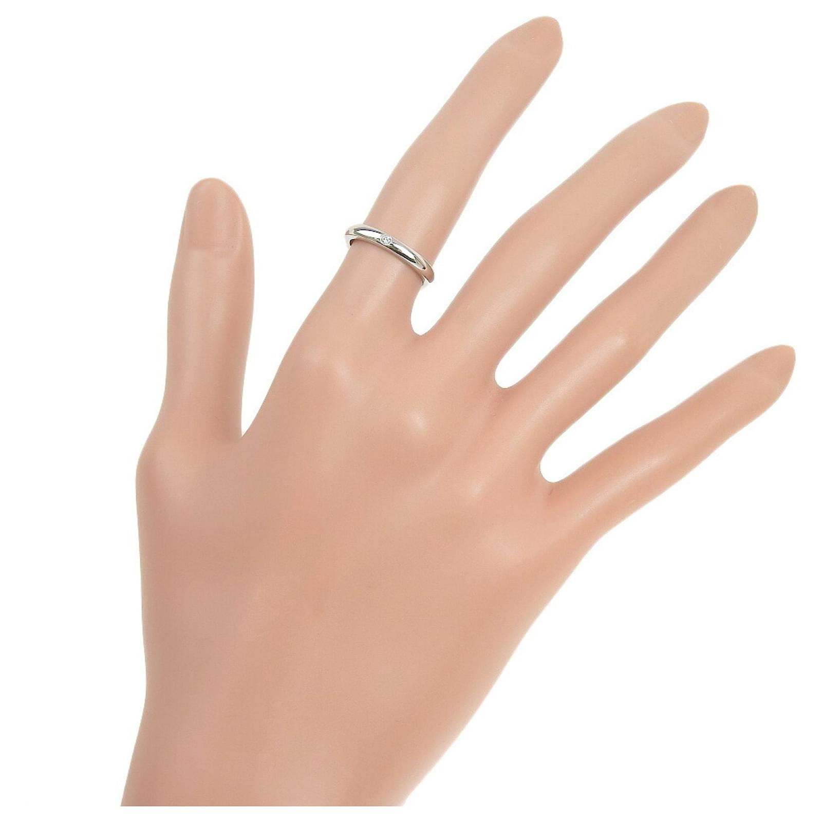 Tiffany & Co. Elsa Peretti Platinum Band Ring ref.1752467 - Joli Closet