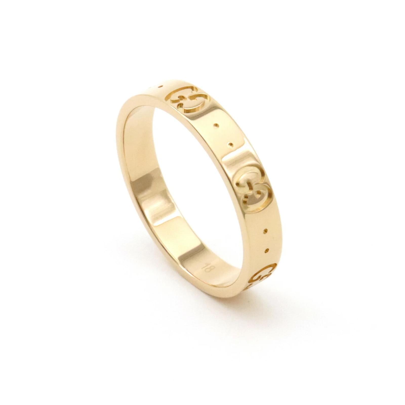 Gucci 18K Yellow Gold Band Ring ref.1756248 - Joli Closet