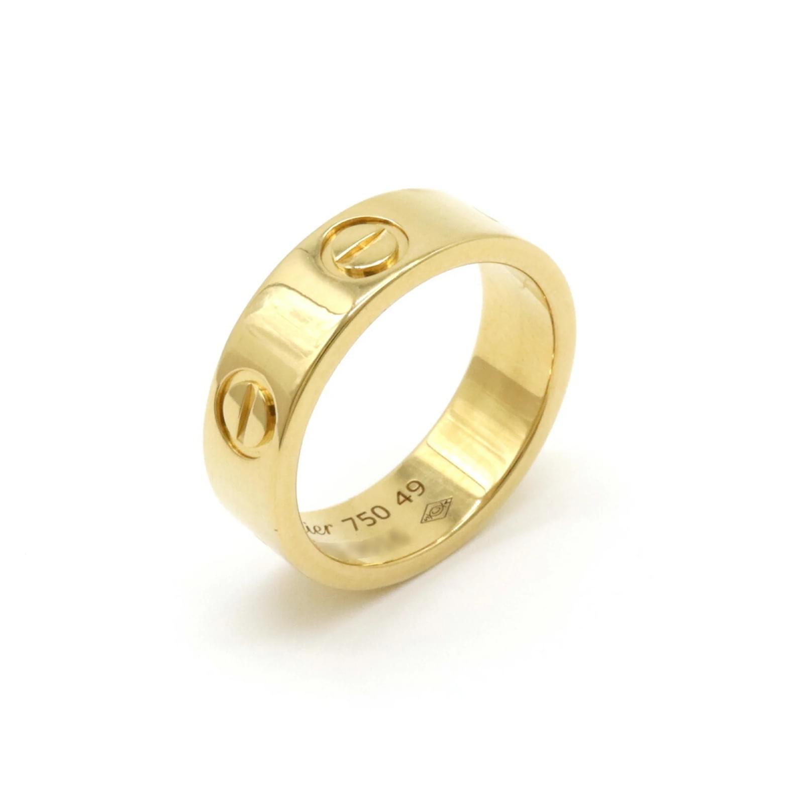 Cartier Love Ring in 18K Yellow Gold ref.1756253 - Joli Closet